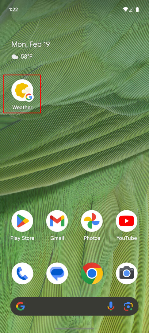 How to get the Google weather app on your phone