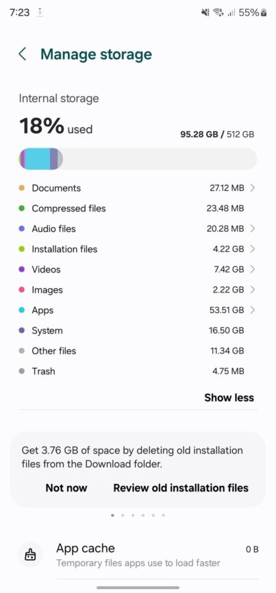 Samsung is changing how storage is shown in One UI 6 - Android Authority