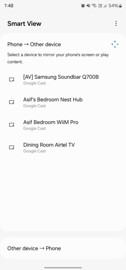 One UI 6 brings official Chromecast support to Samsung Galaxy phones