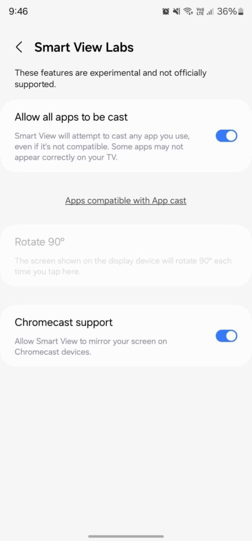 One UI 6 brings official Chromecast support to Samsung Galaxy phones