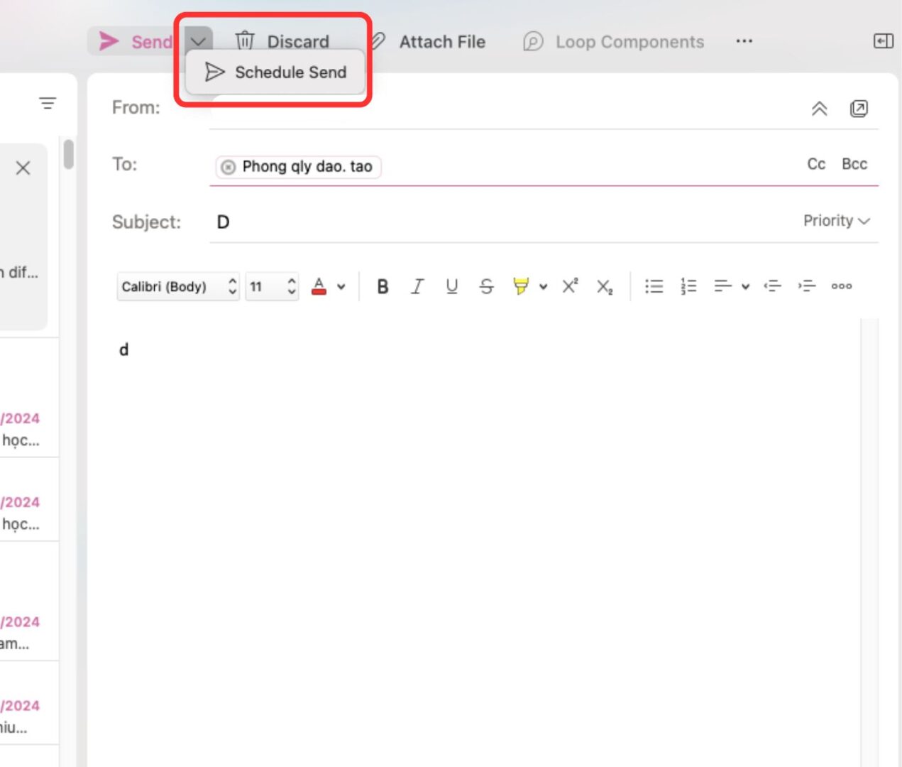 How to schedule an email in Outlook - Android Authority