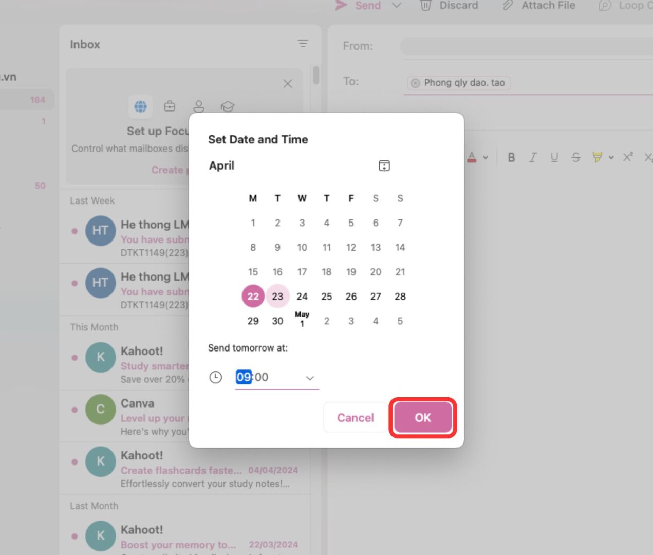 How to schedule an email in Outlook - Android Authority