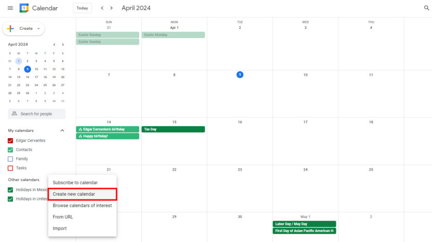 How to add a new calendar to Google Calendar - Android Authority
