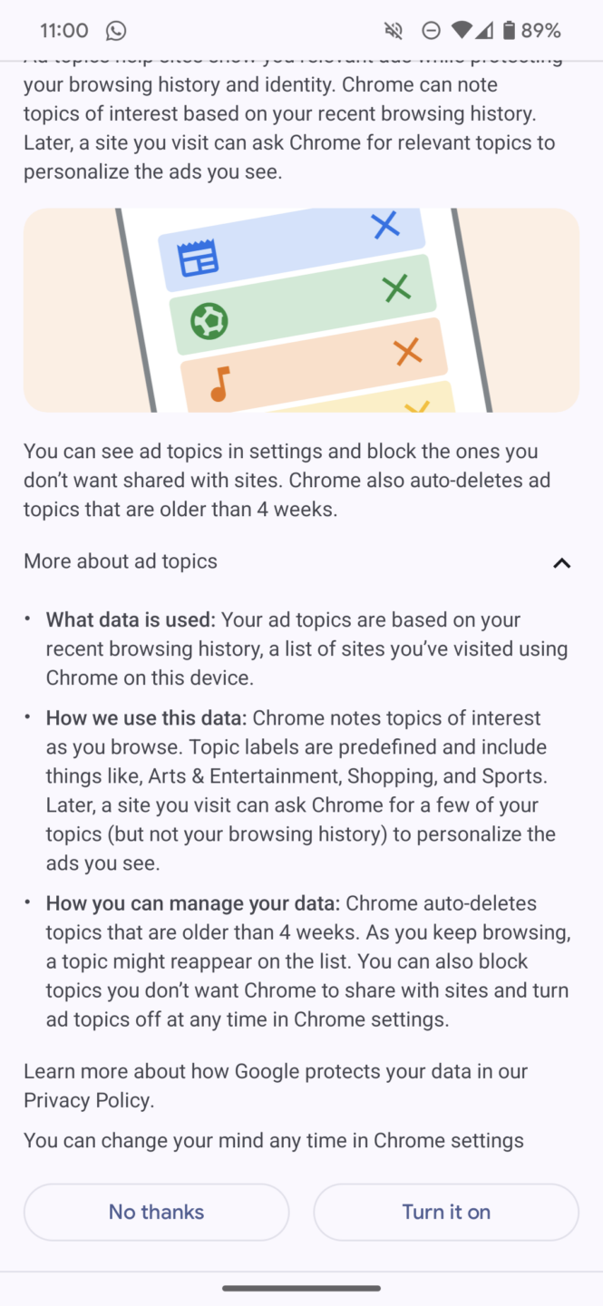 Chrome's Privacy Sandbox update puts web privacy in Google's hands