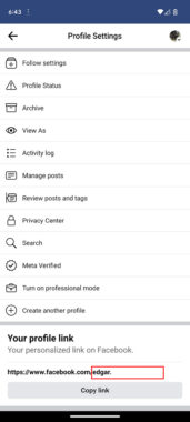 How to find and change your Facebook username - Android Authority