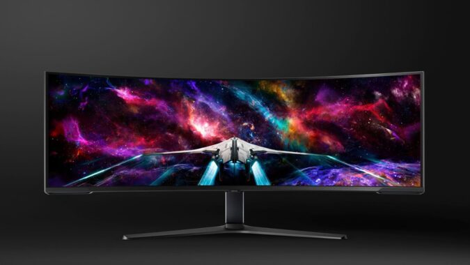 Score a $500 credit when you pre-order this elite Samsung 57-inch monitor
