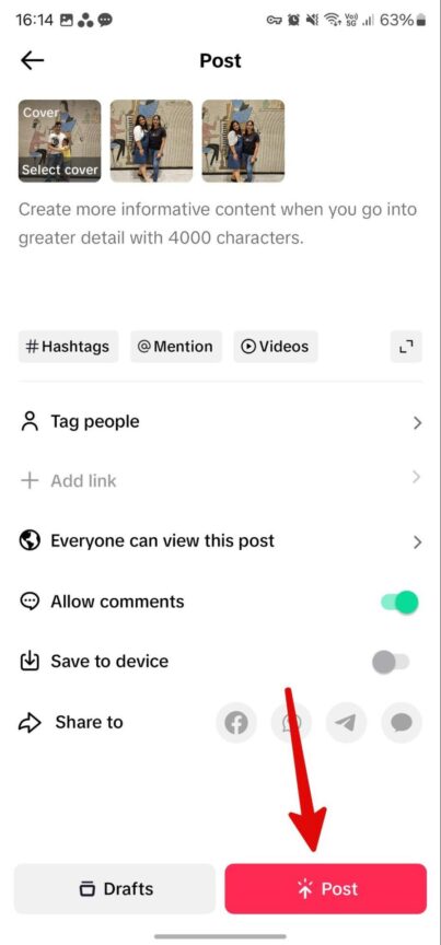 How to make a slideshow on TikTok - Android Authority