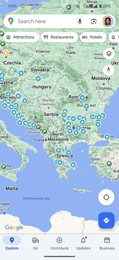 Google Maps lists were getting useless, then emojis came along