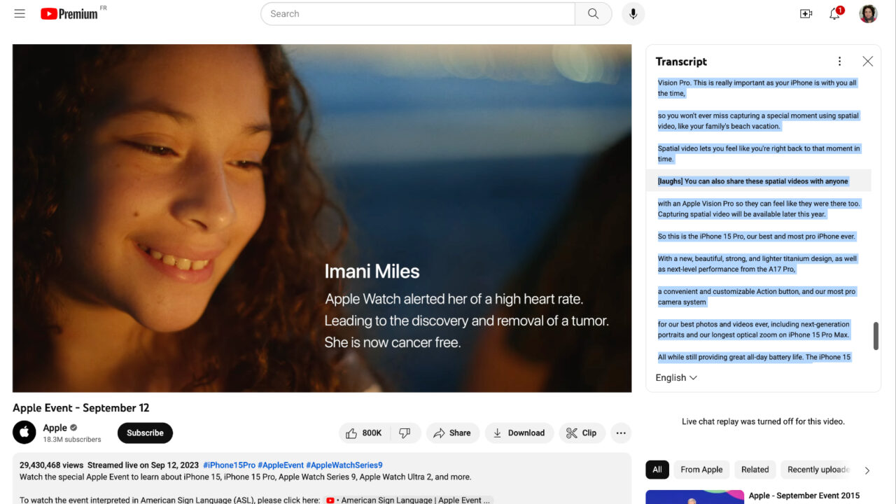 YouTube transcripts are very useful; here's how to see and download them