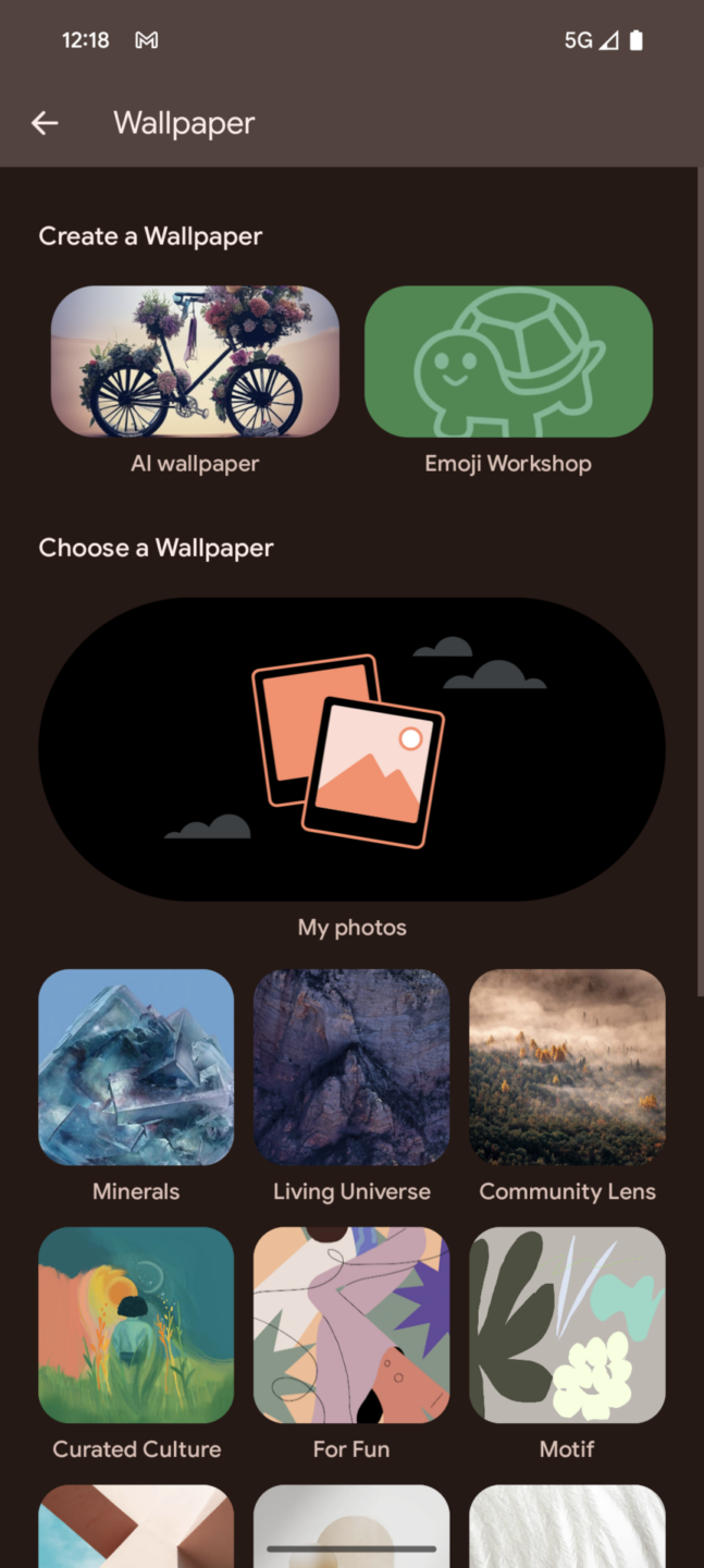 The Pixel 8a's first update will bring Google's AI wallpaper generator