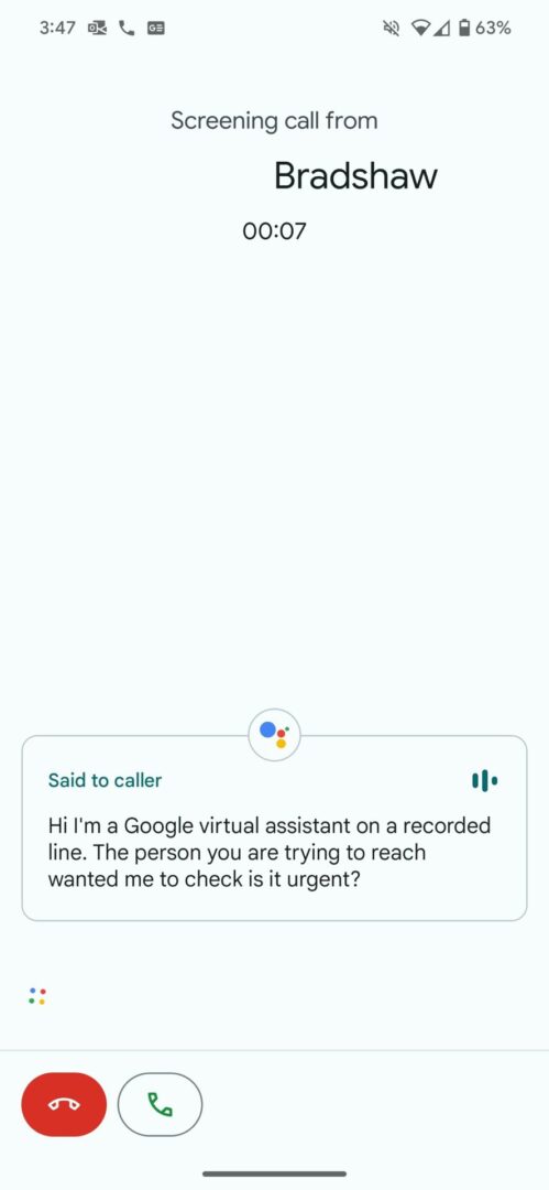 Don't want to pick up that call? Let Google Assistant ask if it is urgent