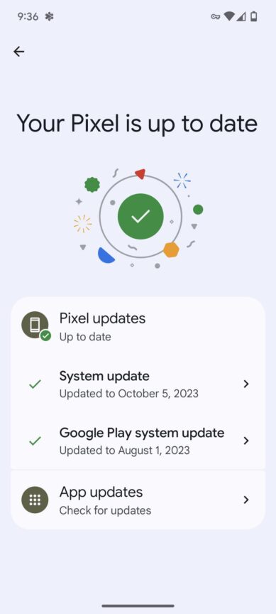 Google Pixel Check for Updates page gets a refresh - Android Authority