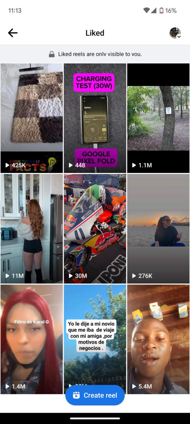 How to find saved and liked Reels on Facebook - Android Authority