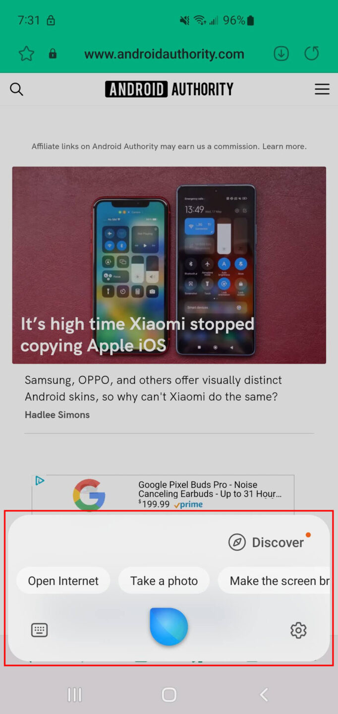 How to take a screenshot on the Samsung Galaxy S24 phones