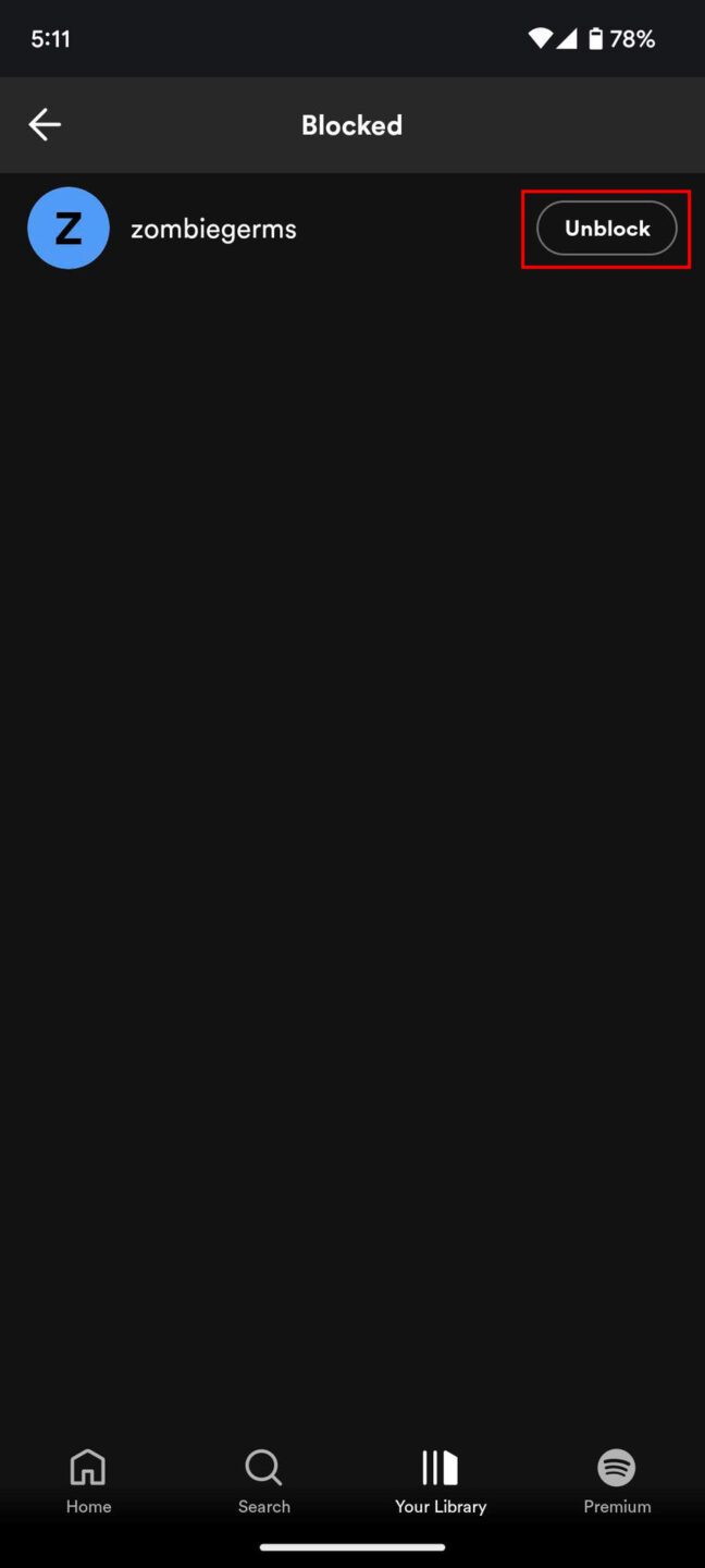 How to unblock someone on Spotify - Android Authority
