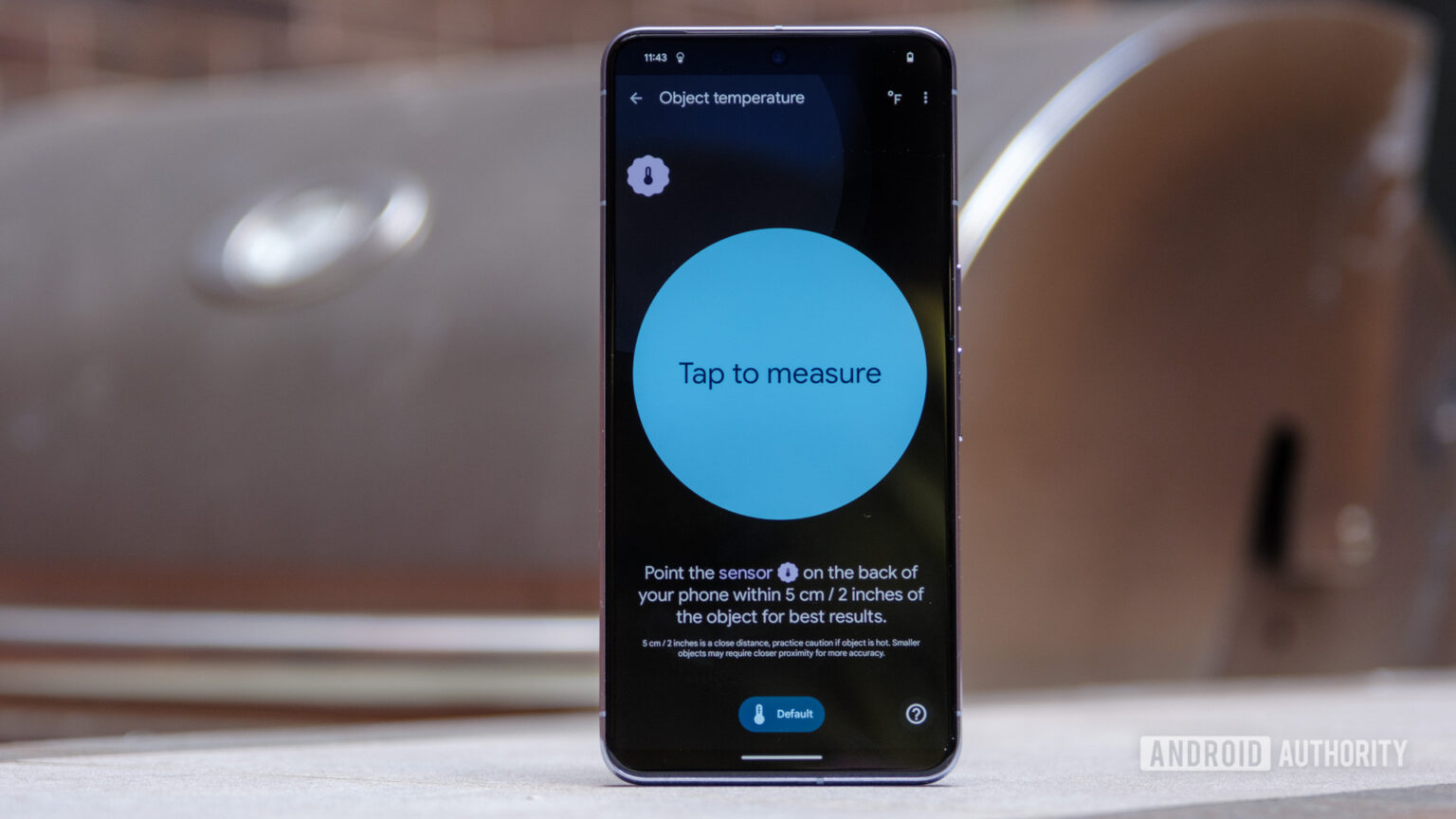 Pixel 8 Pro's Thermometer app, temperature sensor now work on people