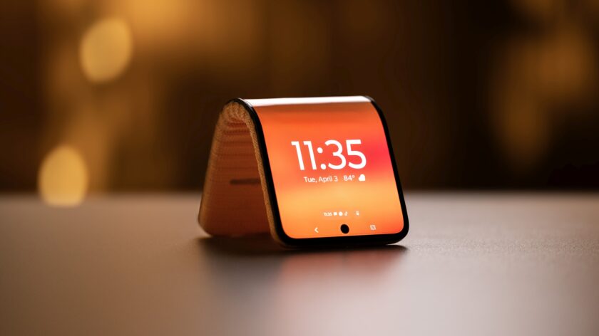 This Motorola flexible smartphone concept can wrap around your wrist