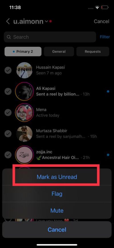 How to mark Instagram messages as unread - Android Authority