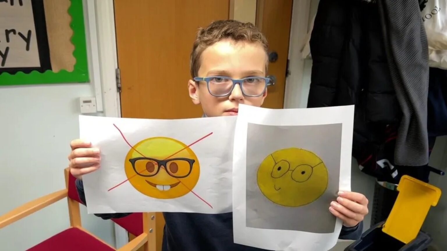 10 year old calls on Apple to change 'nerd face' emoji - Android Authority
