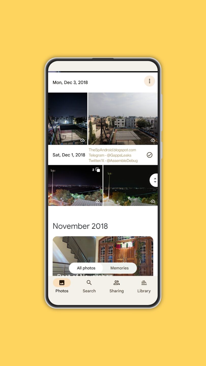 This is our first look at the upcoming Photo Stack feature in Google Photos