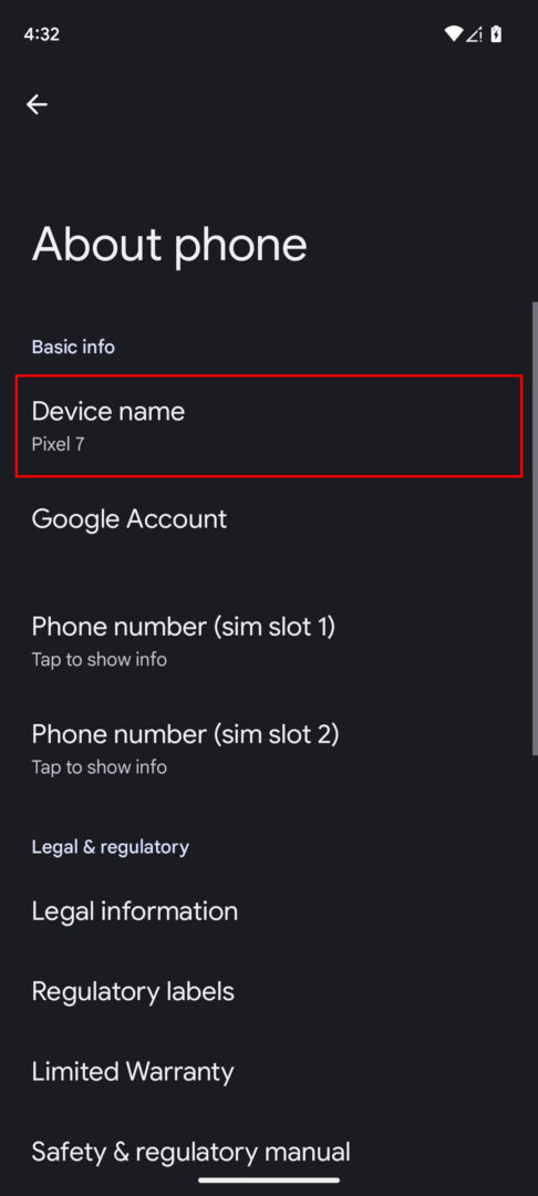 How to change your phone name on Android - Android Authority