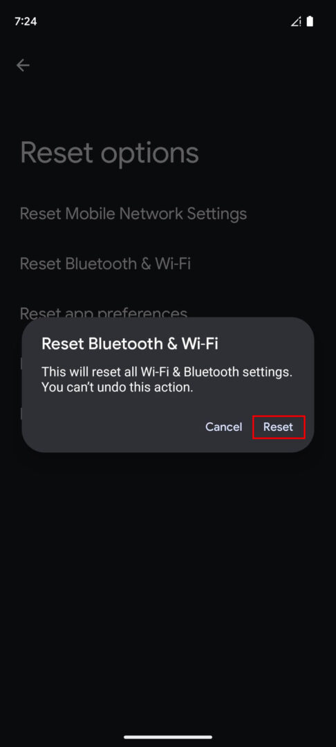 How to reset network settings on an Android phone or tablet