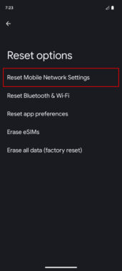 How to reset network settings on an Android phone or tablet