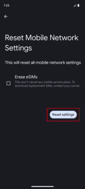 How to reset network settings on an Android phone or tablet