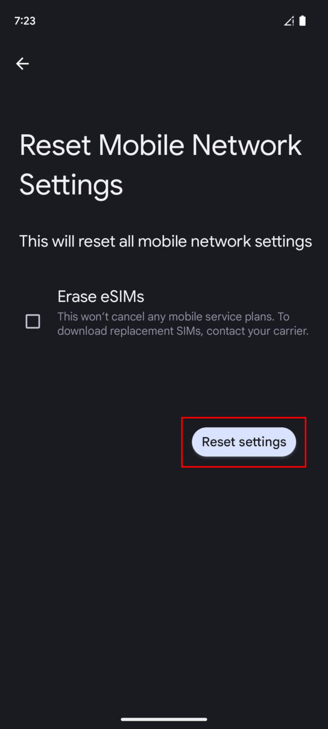 How to reset network settings on an Android phone or tablet