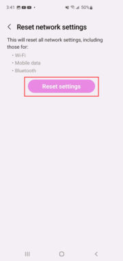 How to reset network settings on a Samsung Galaxy phone or tablet