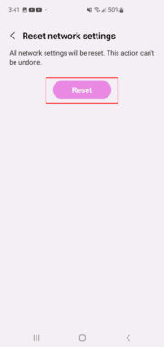 How to reset network settings on a Samsung Galaxy phone or tablet