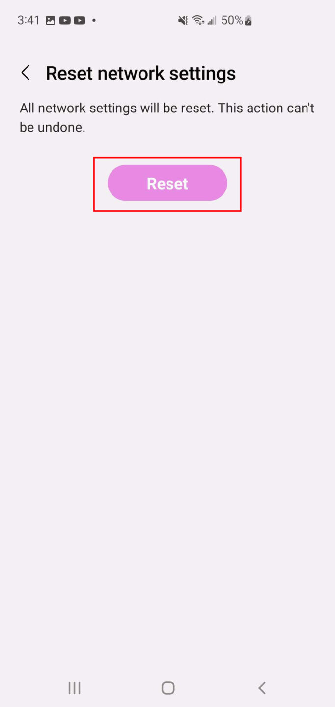 How to reset network settings on a Samsung Galaxy phone or tablet