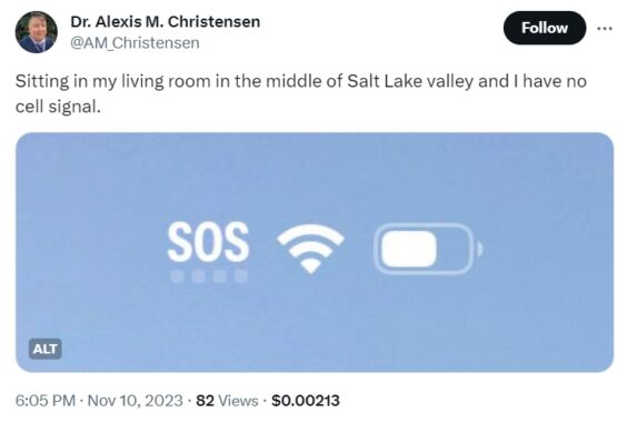 Verizon had a 'No service' and 'SOS only' outage today (Update: Back up)