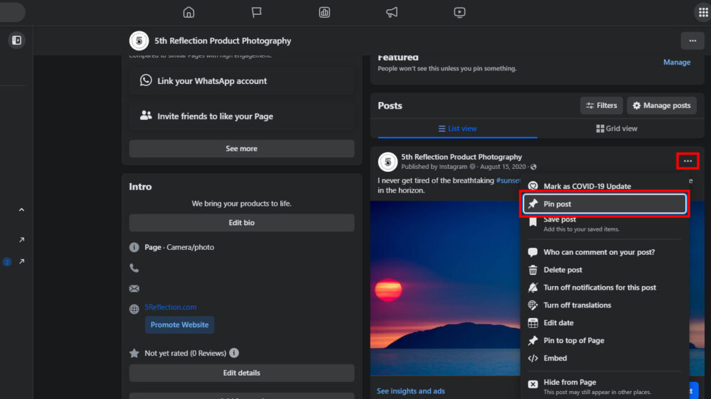 How to pin a post on Facebook and why you'd want to - Android Authority