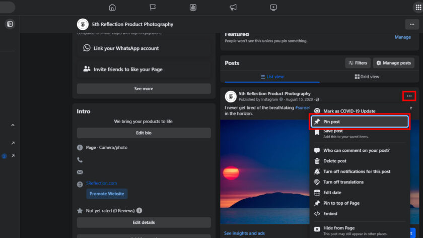 How to pin a post on Facebook and why you'd want to - Android Authority