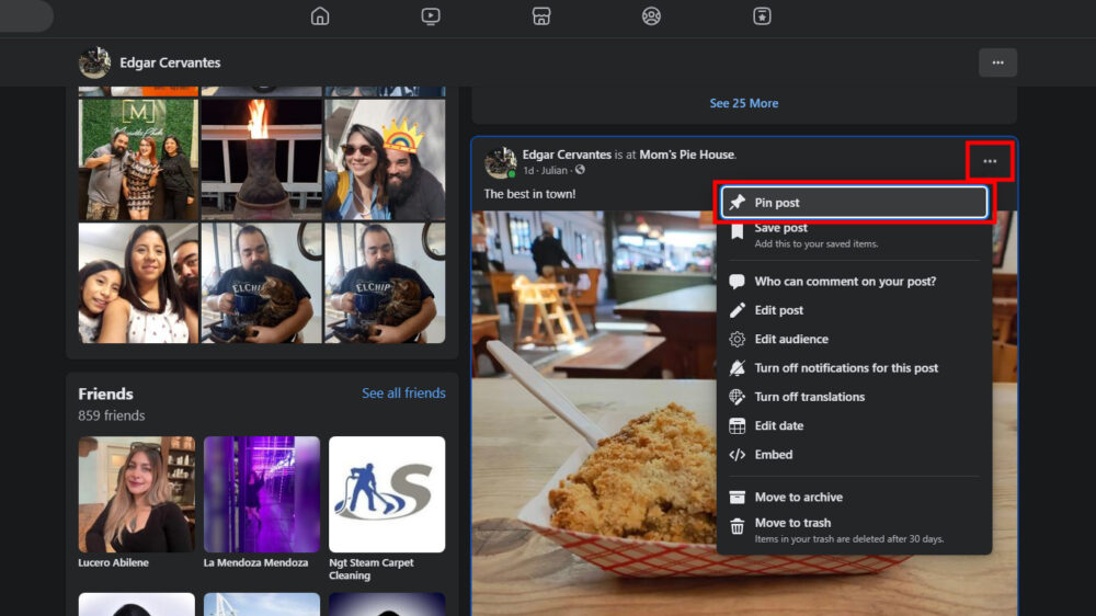 How to pin a post on Facebook and why you'd want to - Android Authority
