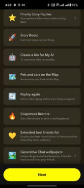 Snapchat is testing a "Friends & Family" subscription plan