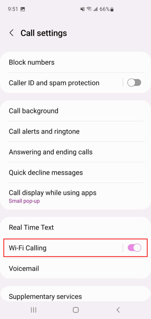 How to turn Wi-Fi calling on or off on Samsung Galaxy phones