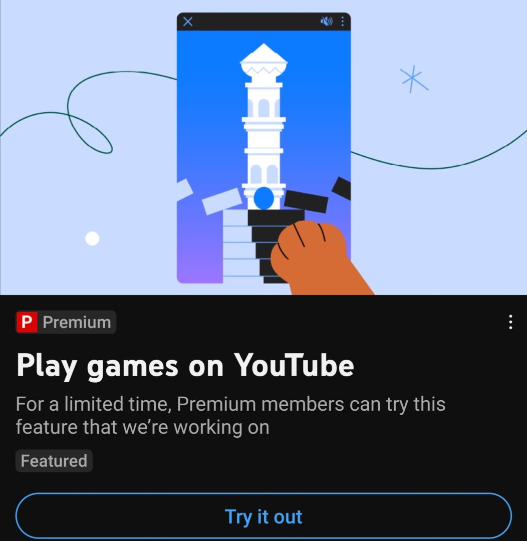 YouTube Playables screenshots show what to expect from gaming service