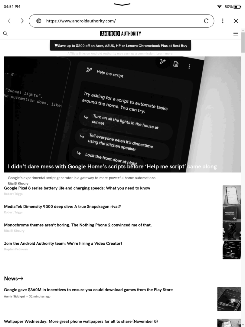Kindle e-readers get updated with fast and powerful web browser