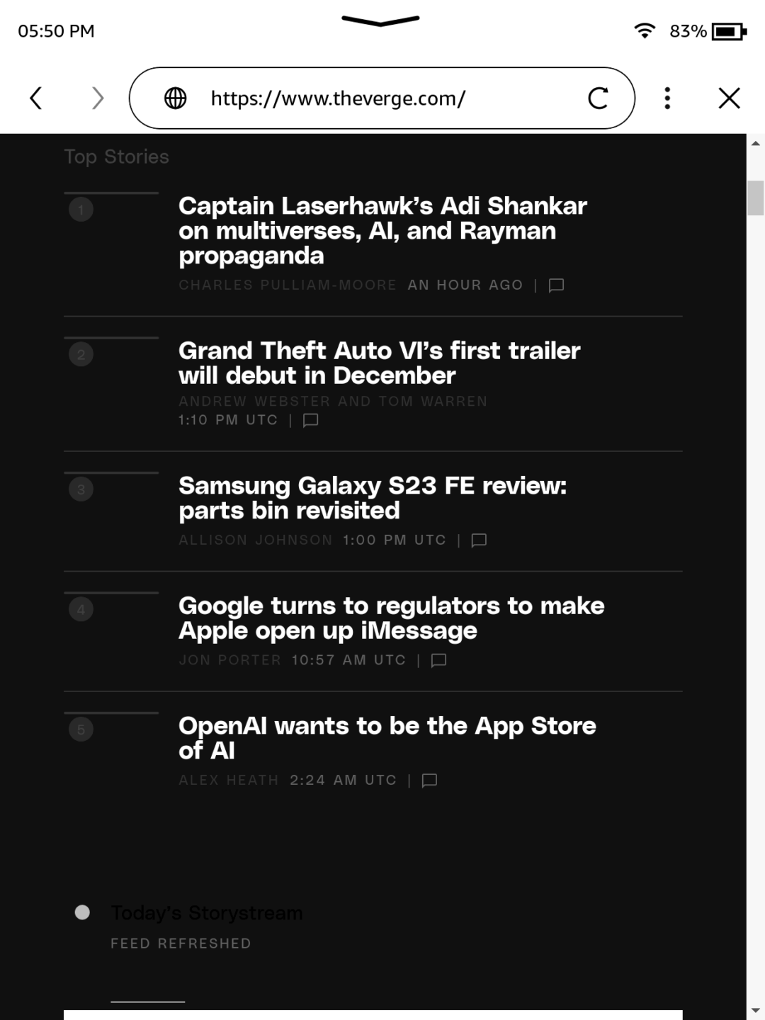 Kindle e-readers get updated with fast and powerful web browser