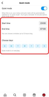 What is Instagram Quiet Mode and how to turn it on or off
