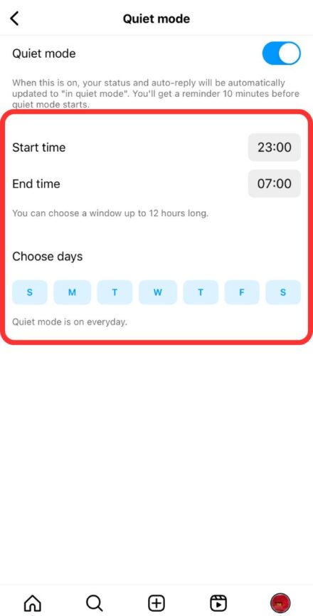 What is Instagram Quiet Mode and how to turn it on or off