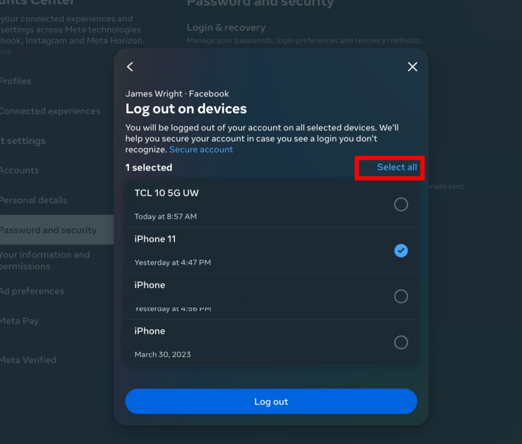 How to log out of Facebook on all devices - Android Authority