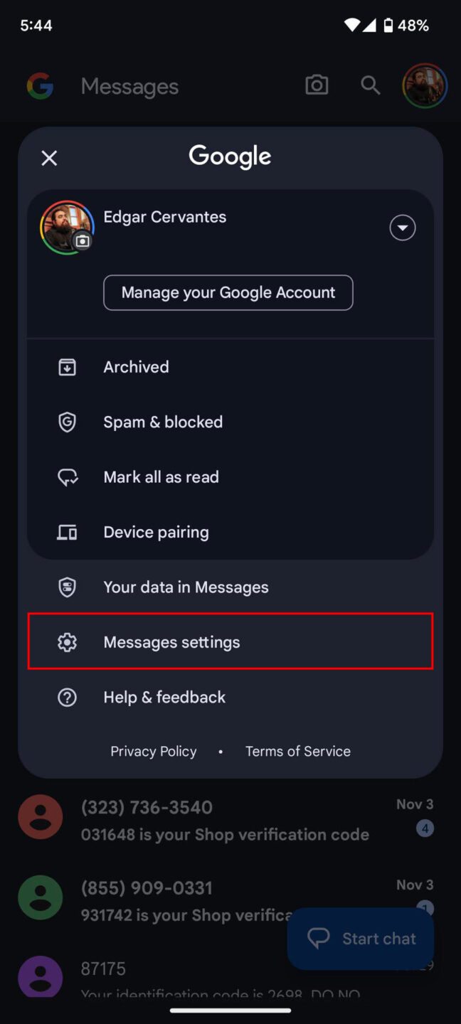 How to turn RCS messaging on or off on Android - Android Authority