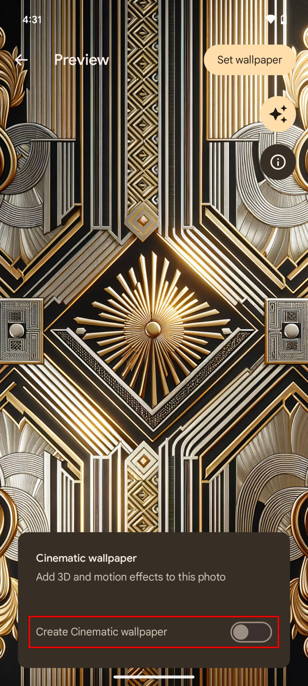 How to use Android Cinematic Wallpapers - Android Authority