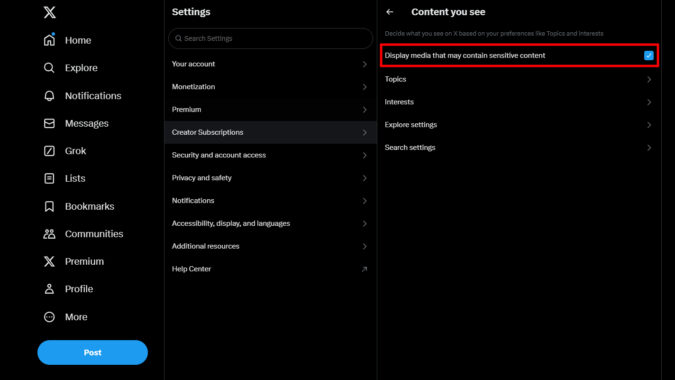 How to see sensitive content on X (Twitter) - Android Authority