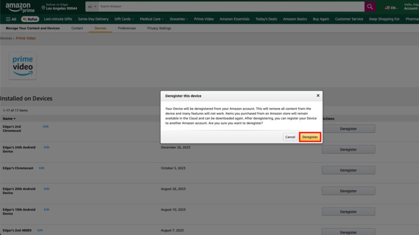 How to sign out of Amazon Prime Video on any TV - Android Authority