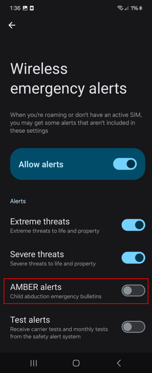 How to turn off Amber Alerts on your Android device