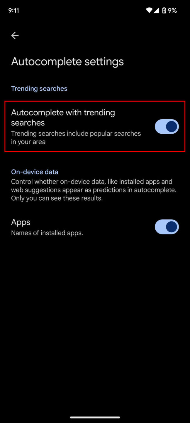 How to turn off trending searches on Android - Android Authority